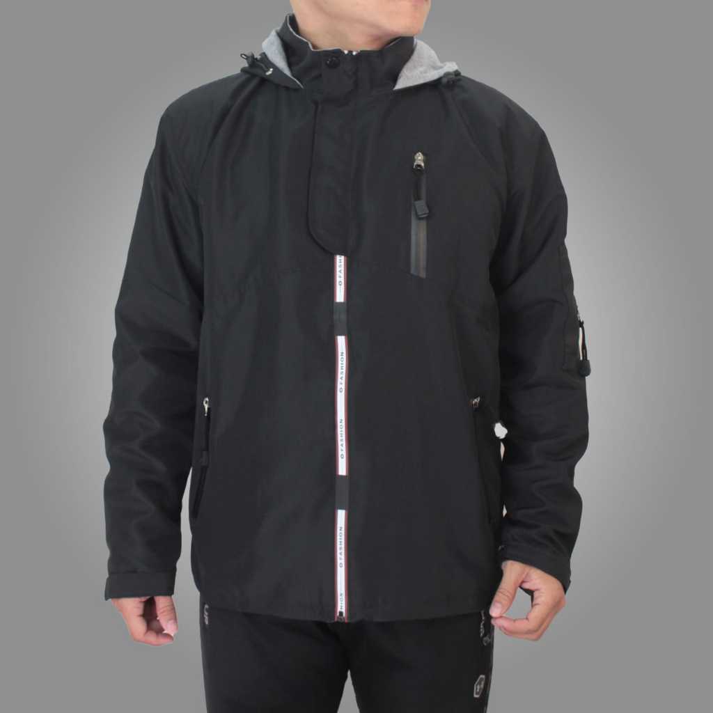 Jual Jaket Parasut Pria Hodie /Jaket Outdoor Waterproof | Shopee Indonesia