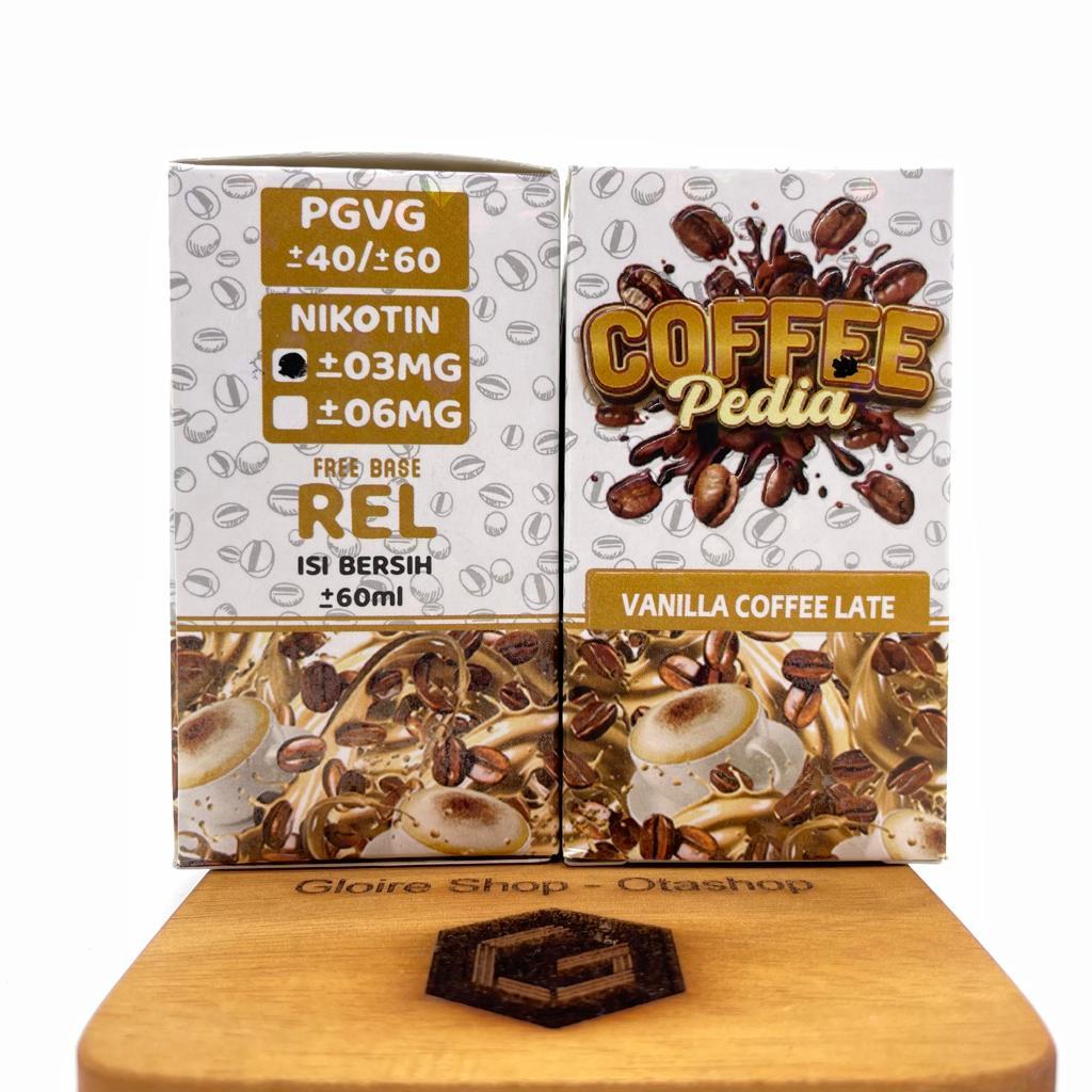 Jual Coffee Pedia VANILLA COFEE LATTE 60ML FREEBASE Majapahit Liquid ...