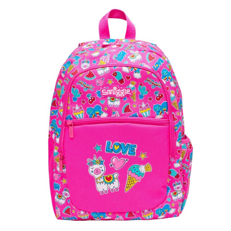 Jual Smiggle Classic Lite Backpack - Pink | Shopee Indonesia