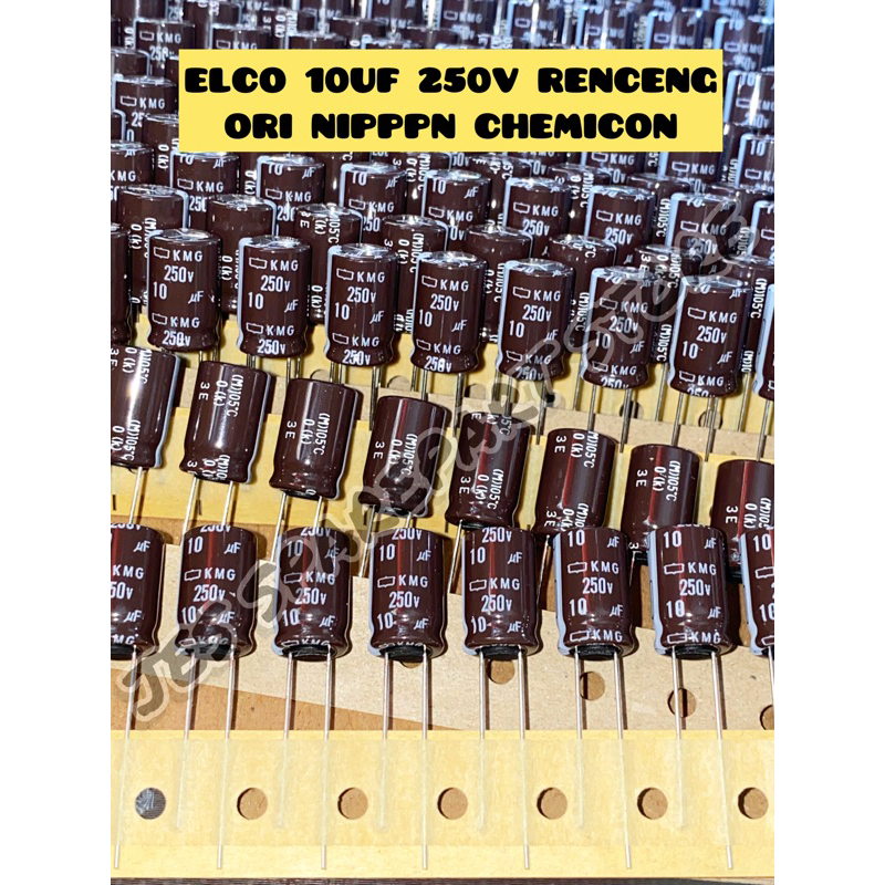 Jual ELCO 10uf 250V RENCENG ORI NIPPON CHEMICON | Shopee Indonesia