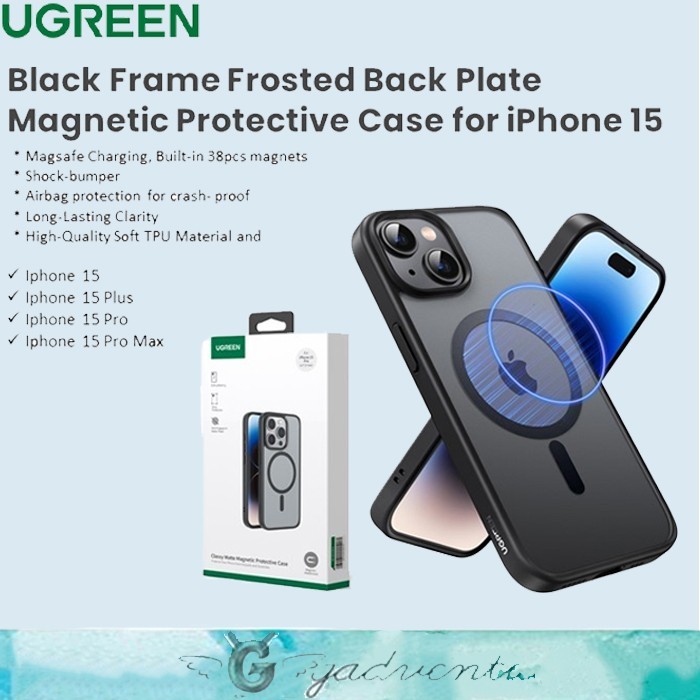 Jual Ugreen Case Magsafe Magnet Casing Kesing iPhone 15 Pro Max Plus ...