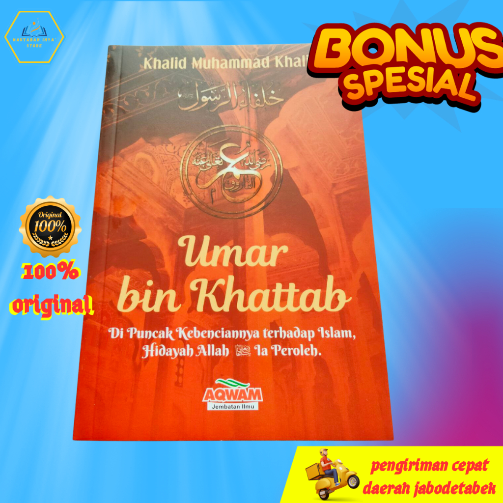 Jual Buku Biografi Sahabat Khalifah Umar Bin Khattab Khotob Original Aqwam | Shopee Indonesia