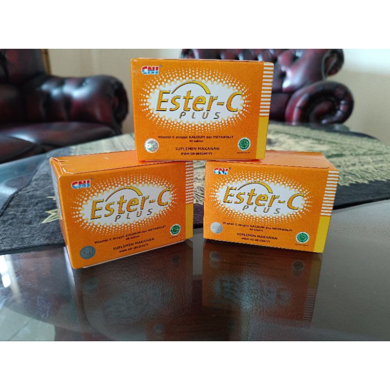 Jual CNI ESTER-C PLUS Vitamin C dengan Kalsium dan Metabolit (40 ...