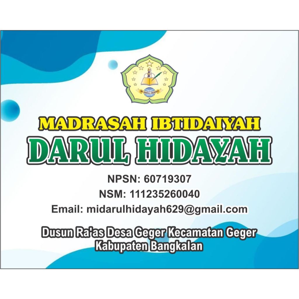 Jual Banner Spanduk Plang Papan nama Sekolah SD Madrasah MI Custom ...