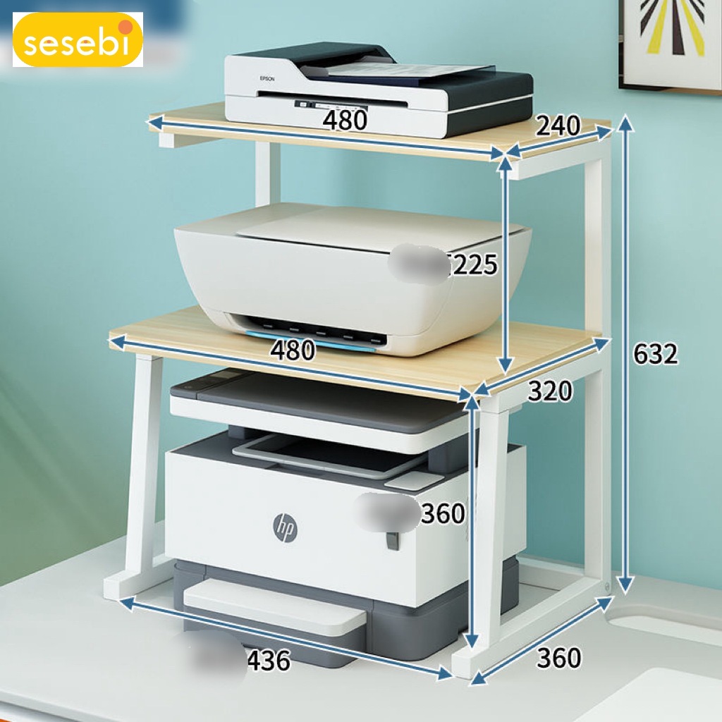 Jual SESEBI Rak Meja Printer 2 Tingkat Serba Guna | Shopee Indonesia
