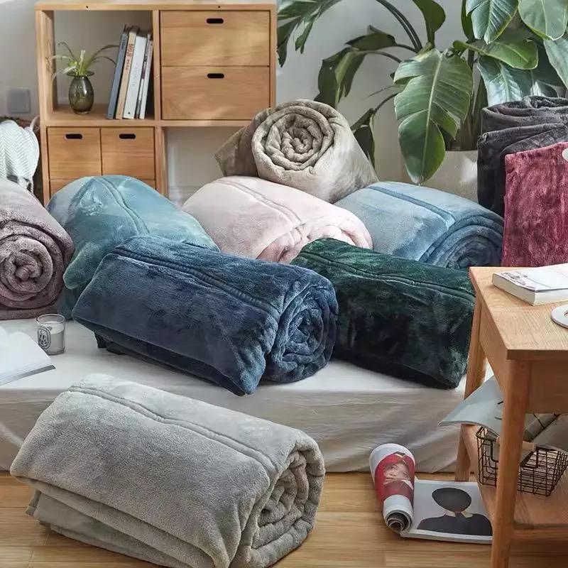 Jual Selimut Bulu Dewasa Polos Halus 180X200cm Super Lembut Import ...