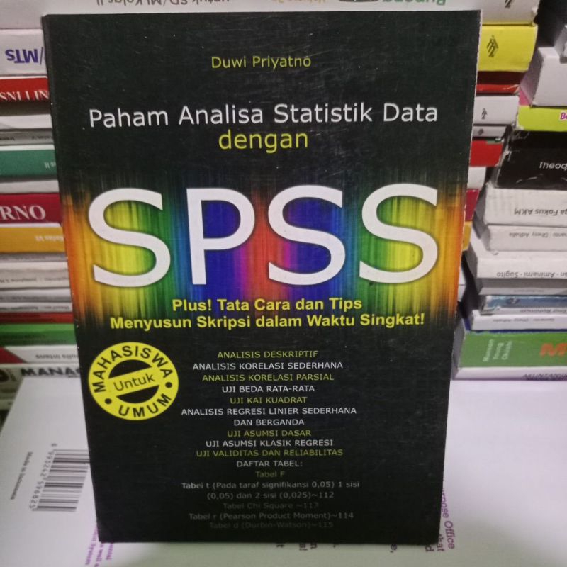Jual PAHAM ANALISA STATISTIK DATA DENGAN SPSS | Shopee Indonesia