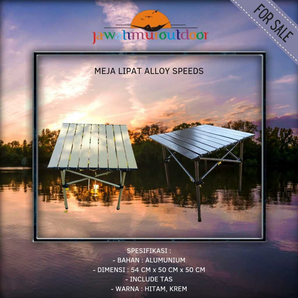 Jual Meja Lipat Camping Portable Speeds Folding Table Portable Outdoor ...