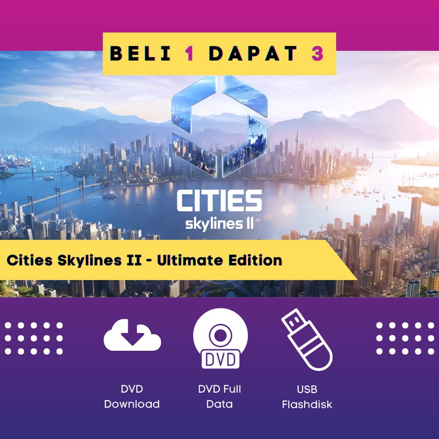 Jual Cities Skylines II 2 - Ultimate Edition | Game PC Original | Shopee Indonesia