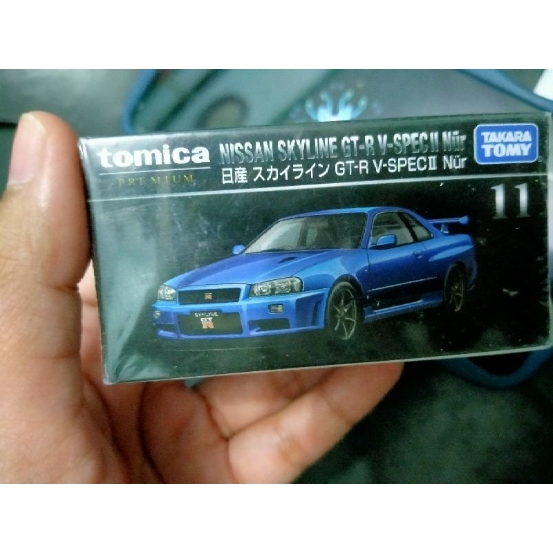 Jual Tomica Takara Tomy Premium 11 Nissan Skyline GTR V Spec II Nur (Blue) | Shopee Indonesia
