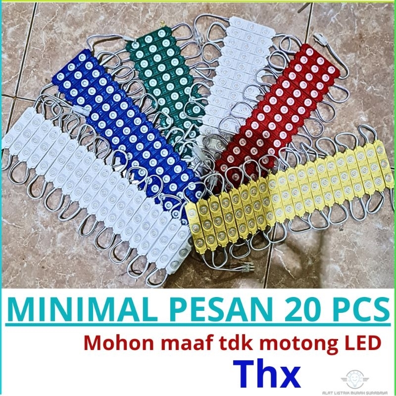 Jual lampu led modul strip 3 mata 220 Volt AC Langsung Listrik Rumah ...