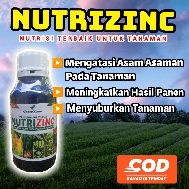 Jual Nutrizinc Pupuk Cair Penyubur Tanaman, Mengatasi Asam-asaman ...