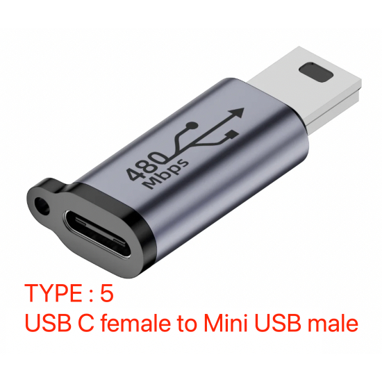 Jual Adaptor Adapter Converter Lightning, MICRO USB, USB Type C, Mini ...