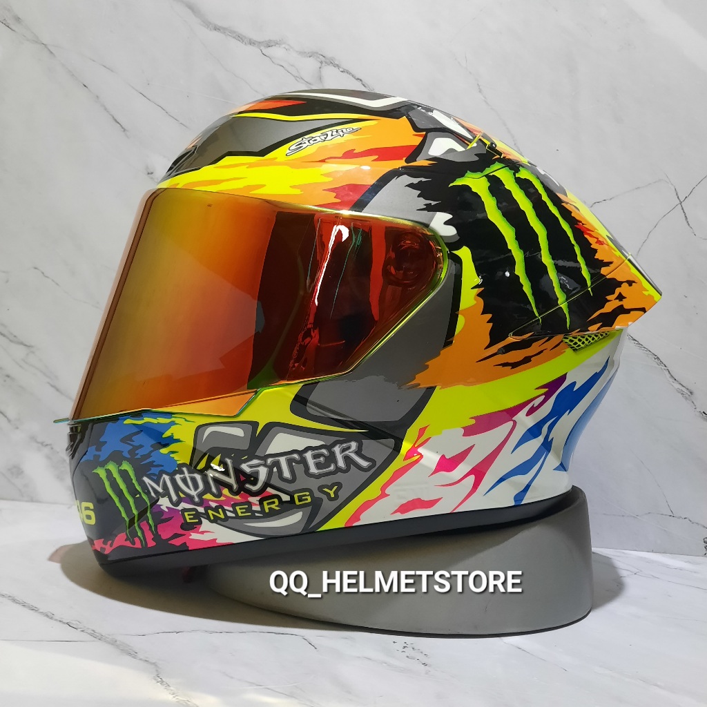 Jual KYT TT COURSE REPAINT MOTIF MARCO BEZZECCHI | Shopee Indonesia