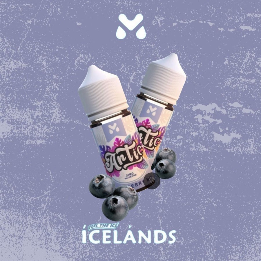 Jual Liquid Icelands Artic Blueberry Mix Salt Nic 30MG 30ML by Move ...