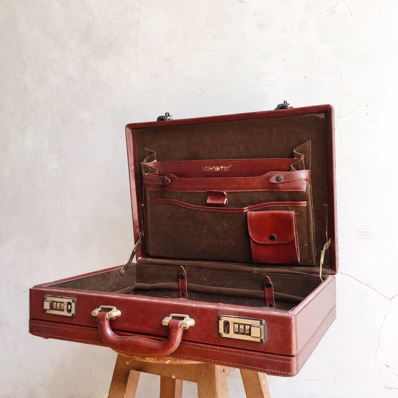 Jual tas koper leather kulit suede vintage jadul kuno lawas antik retro ...