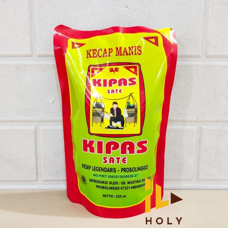 Jual Kecap Manis Cap Kipas Sate (525ml) / Kecap Manis Sate | Shopee ...