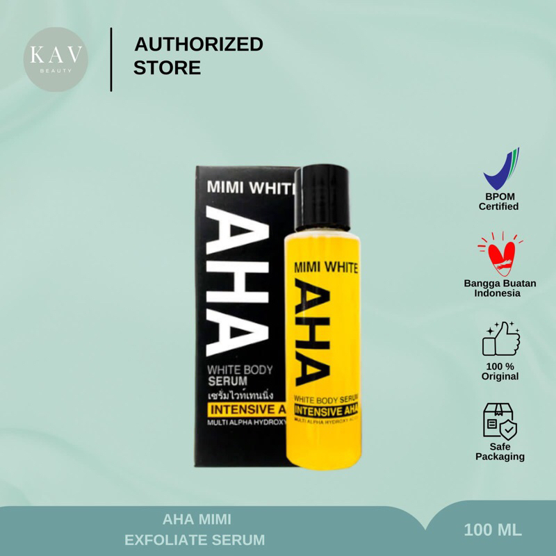 Jual Mimi White AHA Body Serum 100ML BPOM | Shopee Indonesia