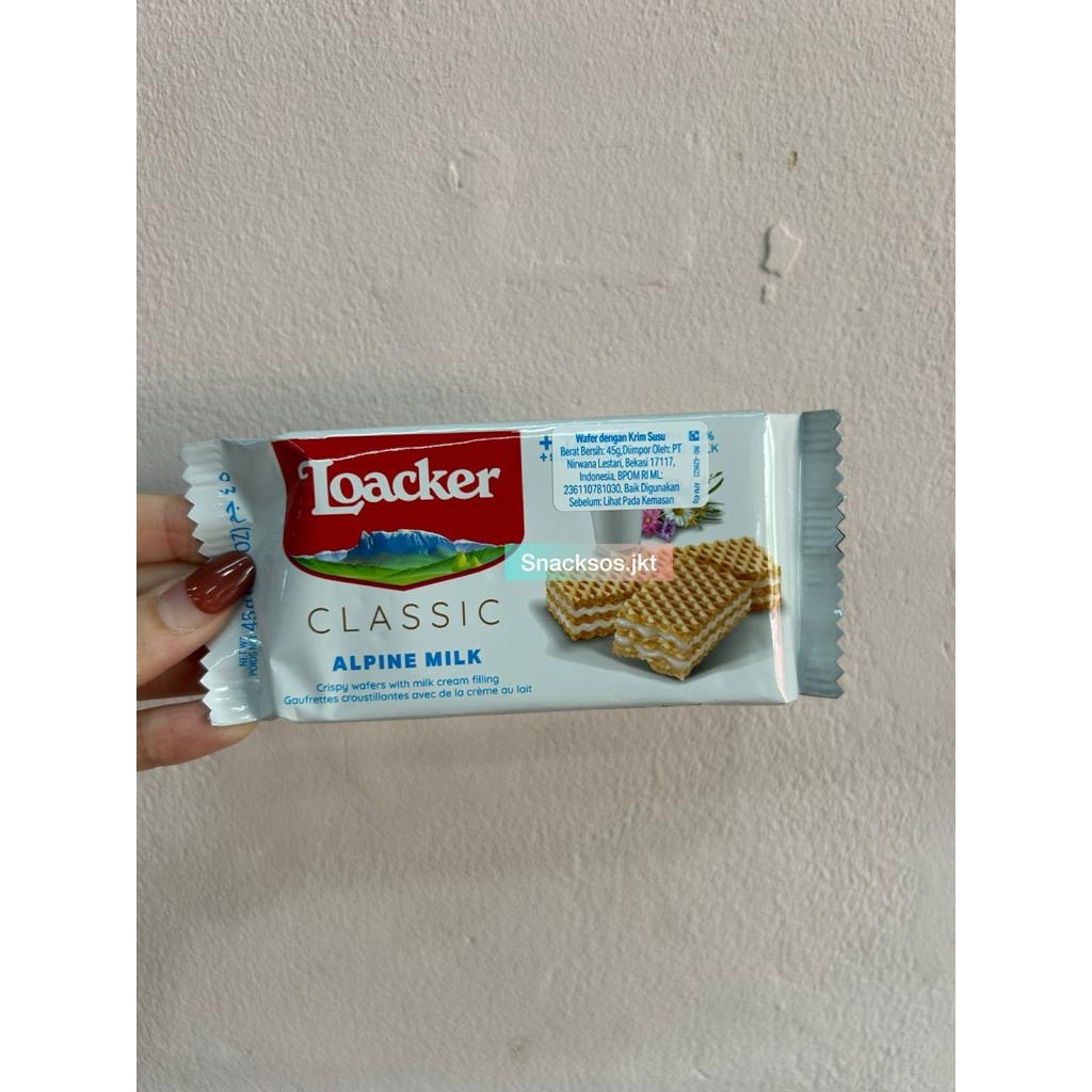 Jual LOACKER WAFER CLASSIC THINS COCOA & MILK / DARK CHOCOLATE / MATCHA ...