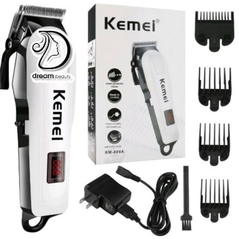 Jual Kemei Hair Clipper KM 809 A Alat mesin Cukur Rambut | Shopee Indonesia