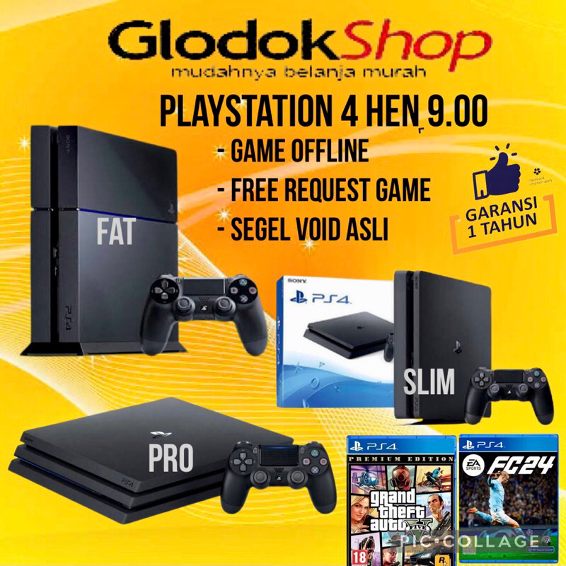 Jual PS4|PS 4|PLAYSTASION4 HEN VERSI 9.00 OFFLINE BISA REQUEST GAME | Shopee Indonesia