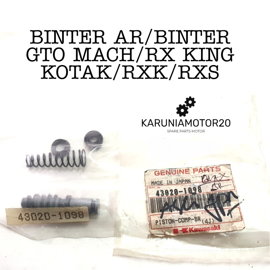 Jual Seal Master Rem Binter AR/GTO Mach Original Kawasaki Japan 43020 ...