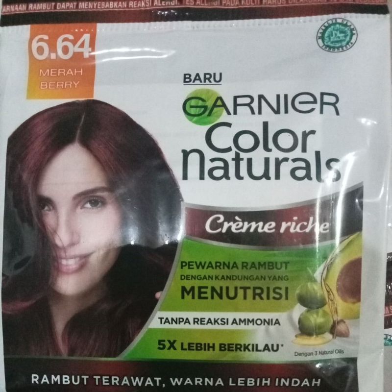 Jual GARNIER color naturals / cat rambut saset | Shopee Indonesia