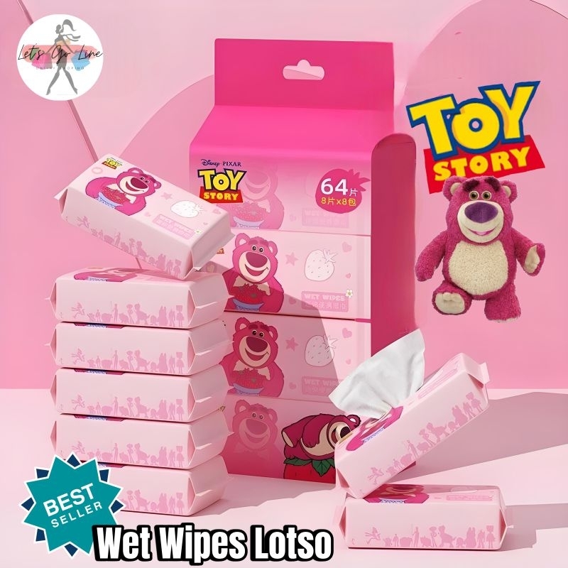 Jual Tisu Basah Lotso Tissue Basah Kemasan Mini Compact Character Toy ...