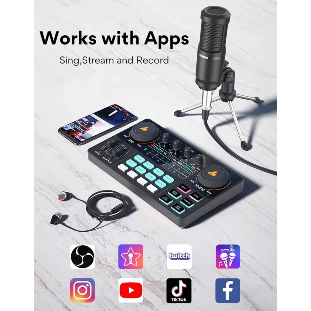 Jual MAONOCASTER Lite Maono AM200 S1 STARTER BUNDLE Paket podcast ...