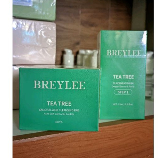 Jual Breilee Tea Tree Blackhead Mask Breylee (STEP 1) Pengangkat dan ...