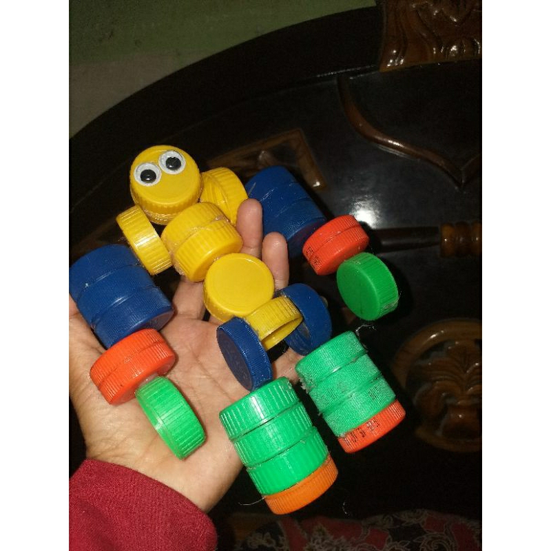 Jual Robot Dari Tutup Botol/Mainan Anak/Prakarya Anak Laki Laki/Tugas ...