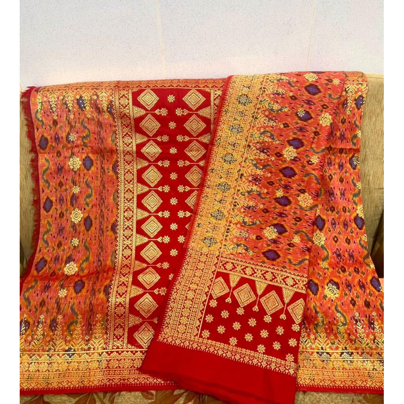 Jual Songket Palembang Asli Tenun Tangan / Limar Pucuk Rebung | Shopee ...