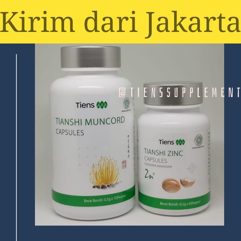 Jual Paket Vitalitas Muncord Capsules Tiens + Zinc Capsules | Tianshi ...
