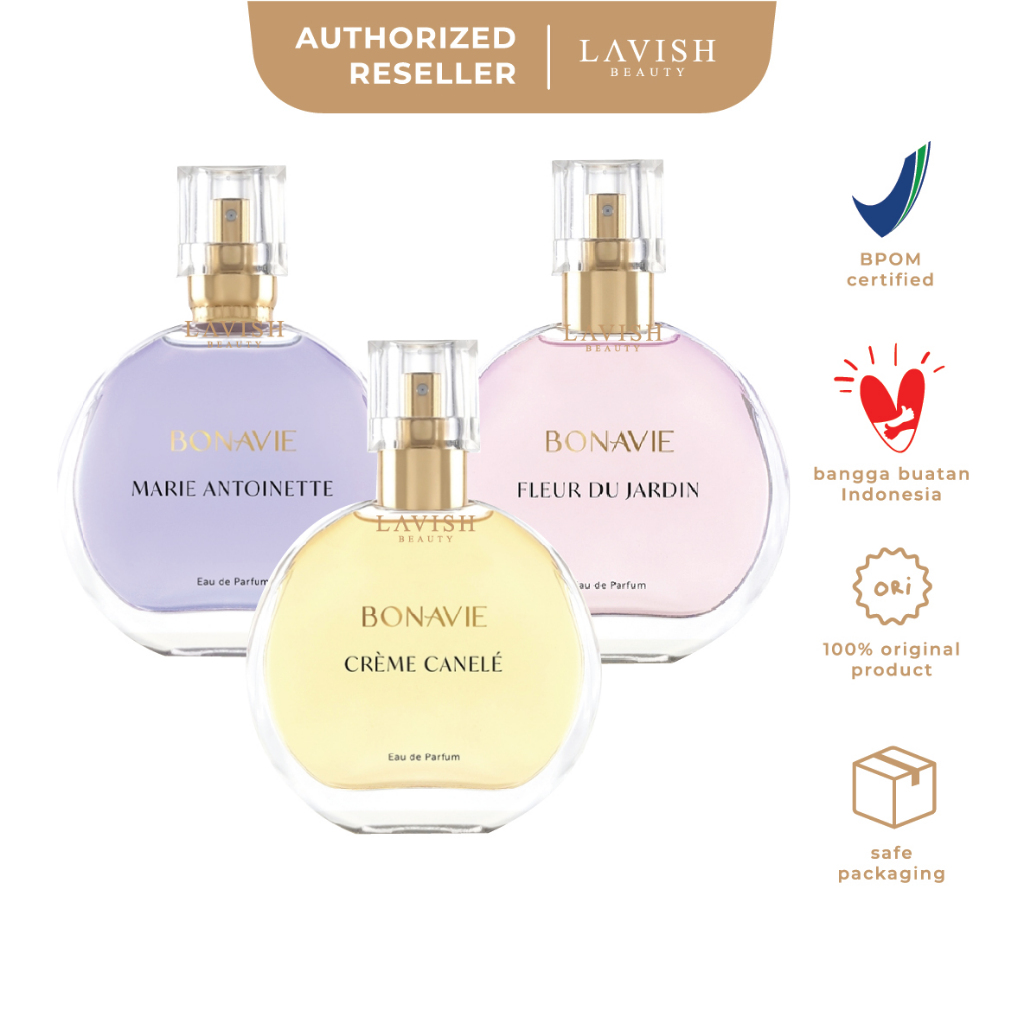 Jual BONAVIE Eau de Parfum All Variants (30ml) | Shopee Indonesia