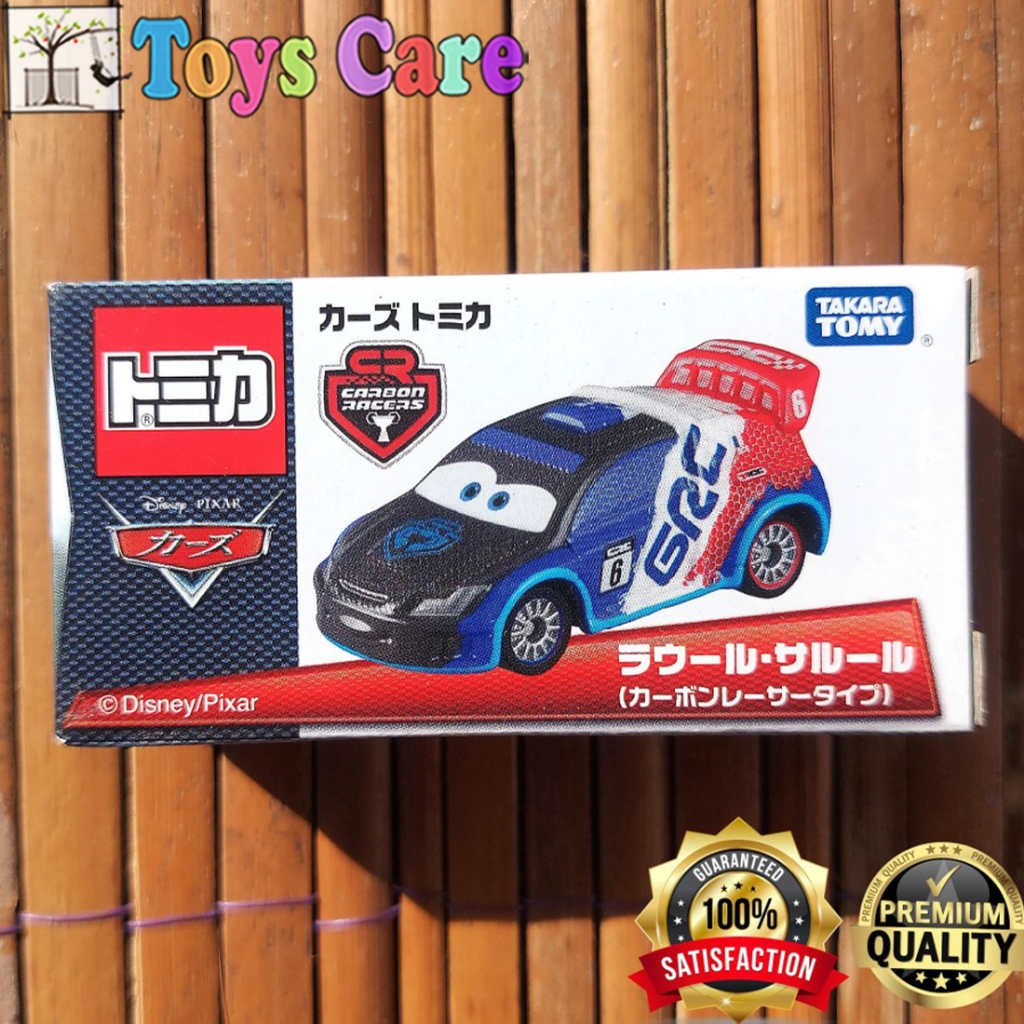 Jual TOMICA DISNEY CARS RAOUL CAROULE CARBON RACERS - McQUEEN PIXAR ...