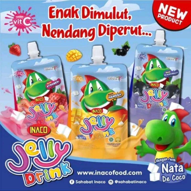 Jual INACO jelly drink 1pack isi 5 @120gr | Shopee Indonesia