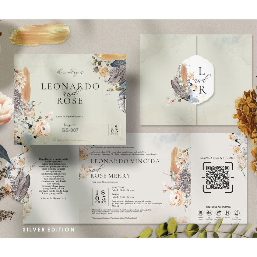 Jual Cetak Undangan pernikahan murah cetak kartu undangan nikah kartu ...