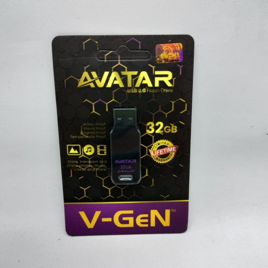 Jual FlashDisk 32GB V-GeN AVATAR ORIGINAL V-GeN | Shopee Indonesia