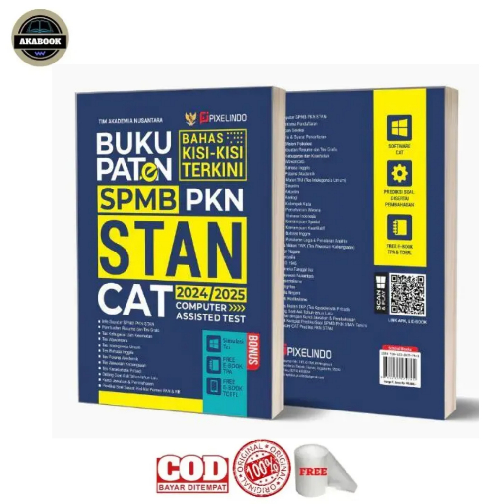 Jual Buku Paten Bahas Kisi-Kisi Terkini SPMB PKN STAN 2024/2025 CAT | Shopee Indonesia