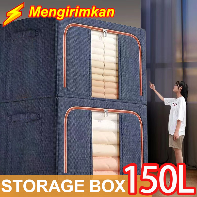Jual Kotak Penyimpanan 150L Storage Box organizer box Storage Box ...
