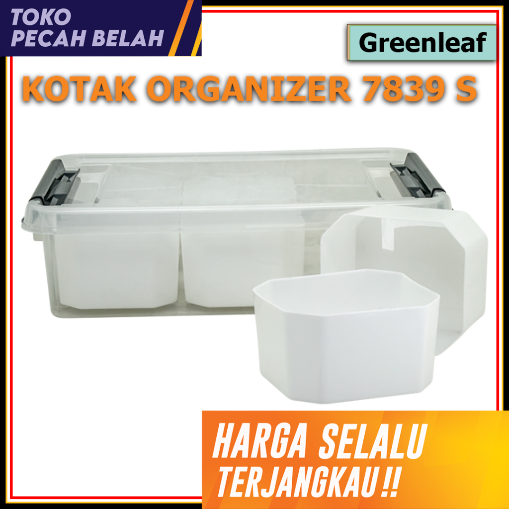 Jual Kotak Organiser dengan 6 Sekat Kotak Pemisah Solaris 7839 S ...
