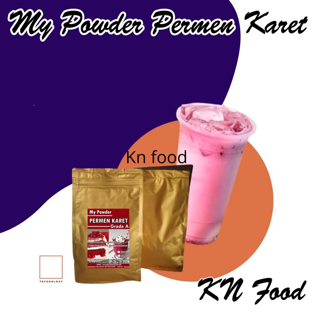 Jual SERBUK MINUMAN RASA PERMEN KARET/MY POWDER GRADE A 1 KILO ...