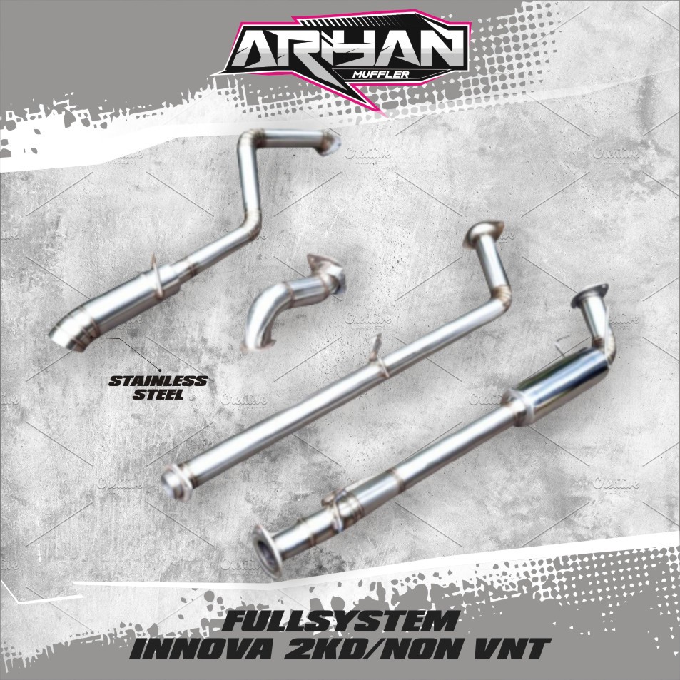 Jual KNALPOT FULLSYSTEM INNOVA FORTUNER 2KD/NON VNT - 2GD/VRZ ...