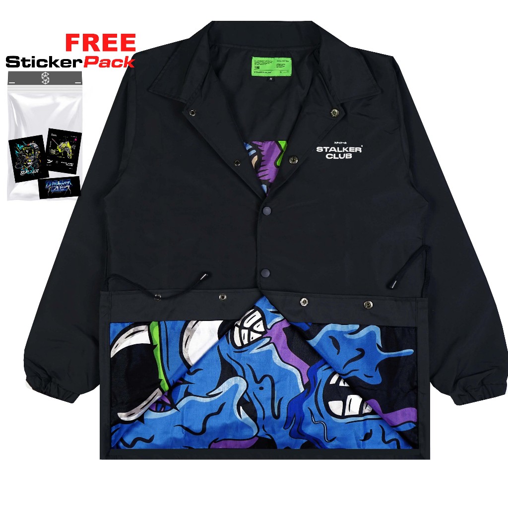 Jual Stalker Jacket Coach - Grim Hitam Anti Air | Shopee Indonesia