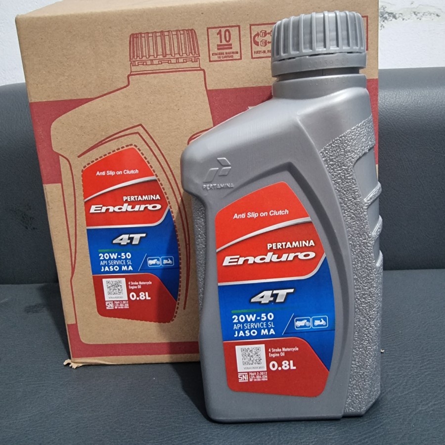 Jual Oli Mesin Motor Pertamina Enduro 4T 20W-50 800ml 0.8L Original | Shopee Indonesia