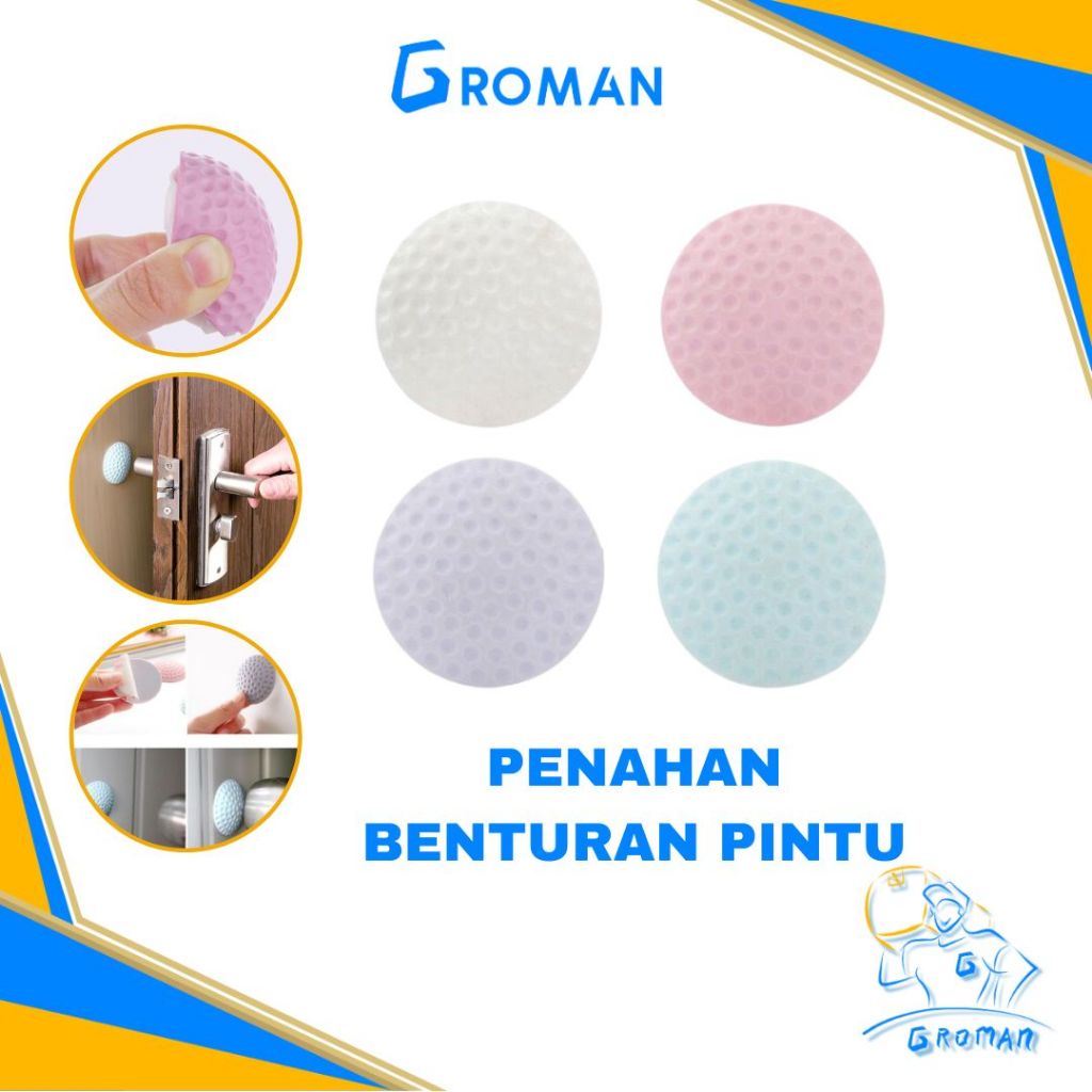 Jual Bantalan Pintu Dinding Pengaman Benturan Pintu Tembok Silikon ...