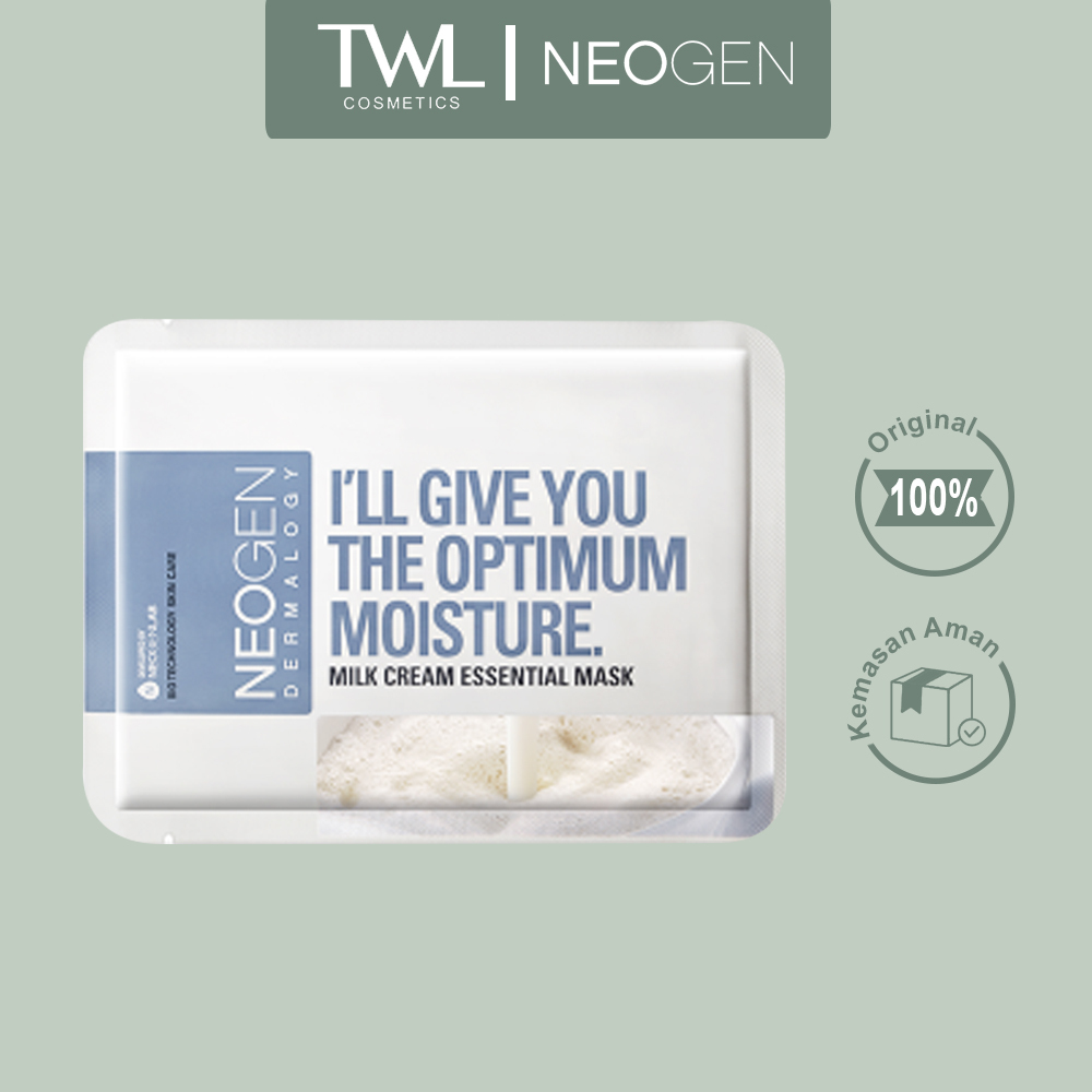 Jual Neogen Milk Cream Essential Mask (Isi 5 Pack) | Shopee Indonesia