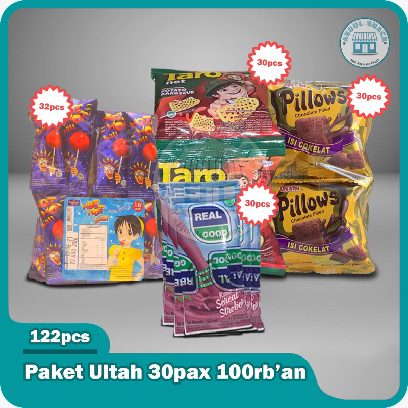 Jual Paket Snack Ulang Tahun Hampers 30 Pack 100rban | Shopee Indonesia