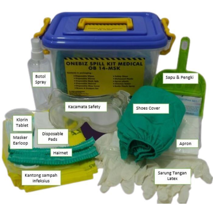 Jual SPILL KIT/ APD RUMAH SAKIT/Spill Kit Infeksius APD Klinik, RS ...