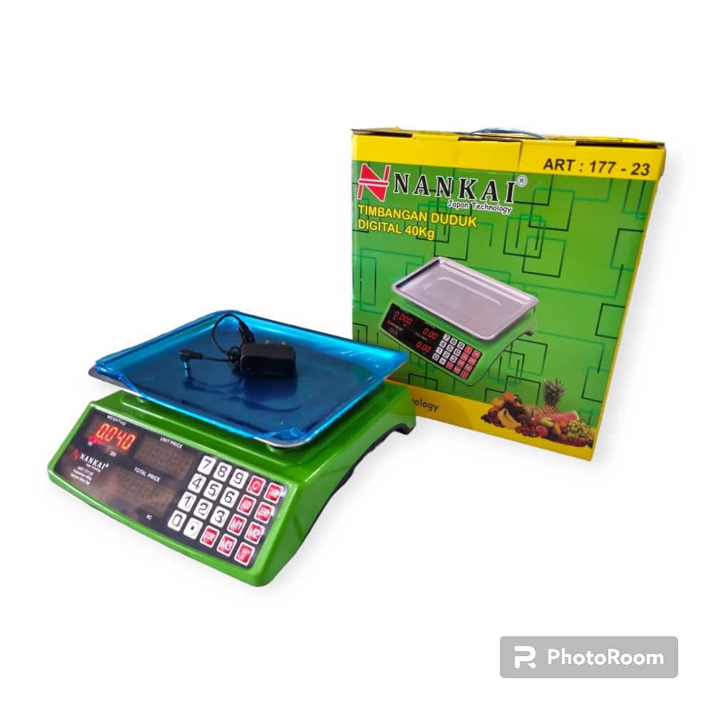 Jual NEW TIMBANGAN DIGITAL 40 KG NANKAI TIMBANGAN DUDUK 40KG BODY PVC ...
